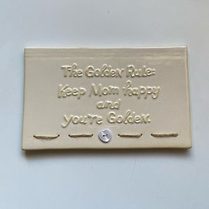 Accents | The Golden Rule Ceramic Plaque Wall Decor | Poshmark